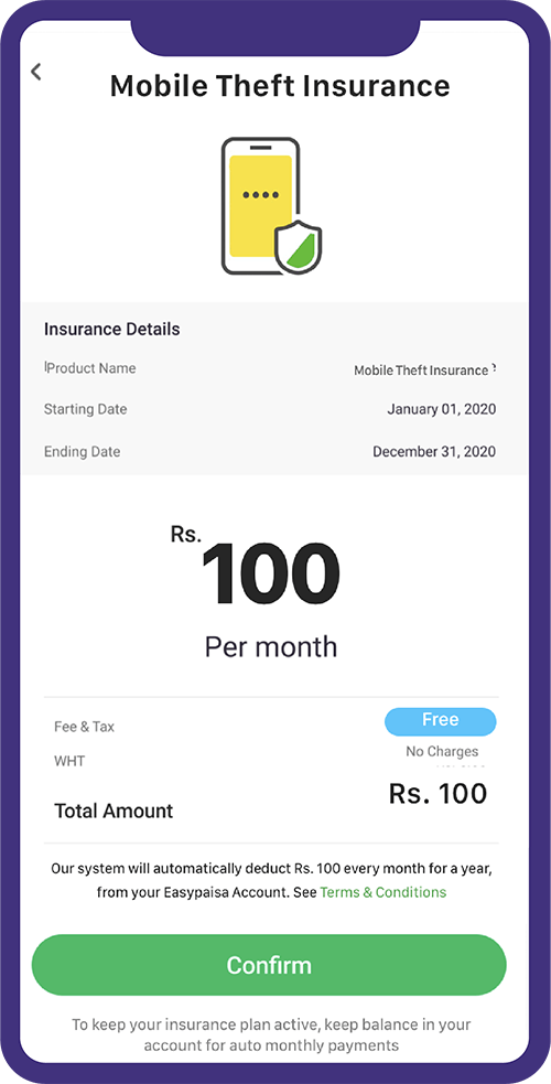 Protect your phone against theft | easypaisa