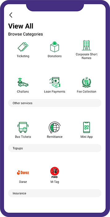 Book tickets with easypaisa