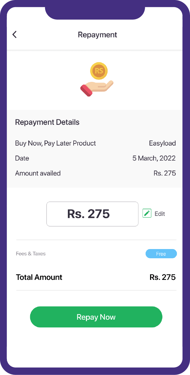 Recharge easyload with zero balance – easypaisa