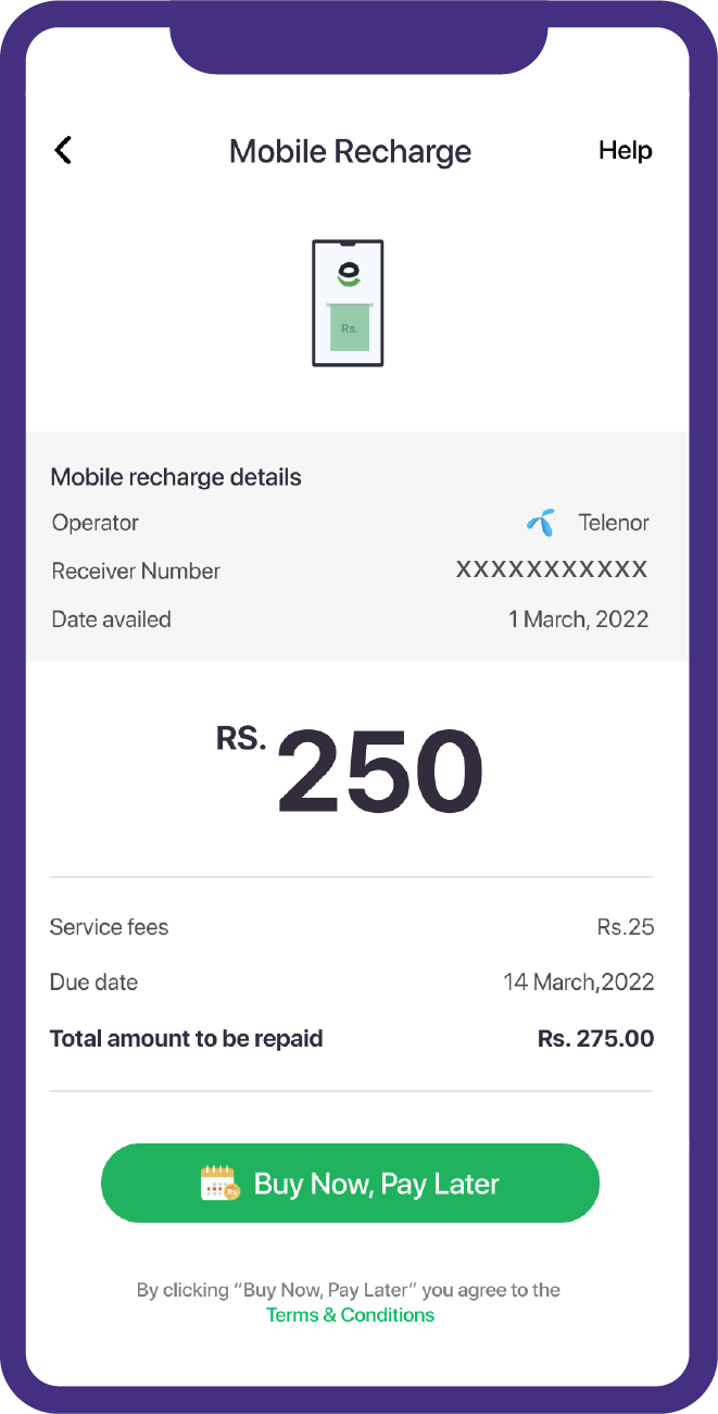 Recharge easyload with zero balance – easypaisa