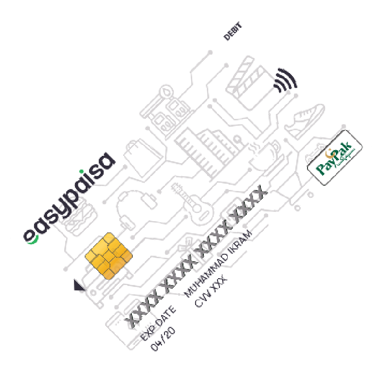Order your all new easypaisa visa debit card via easypaisa app!
