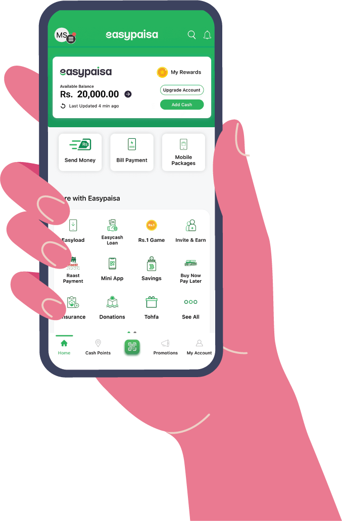 Mobile Load, Recharge & Top-up in an Instant! | easypaisa